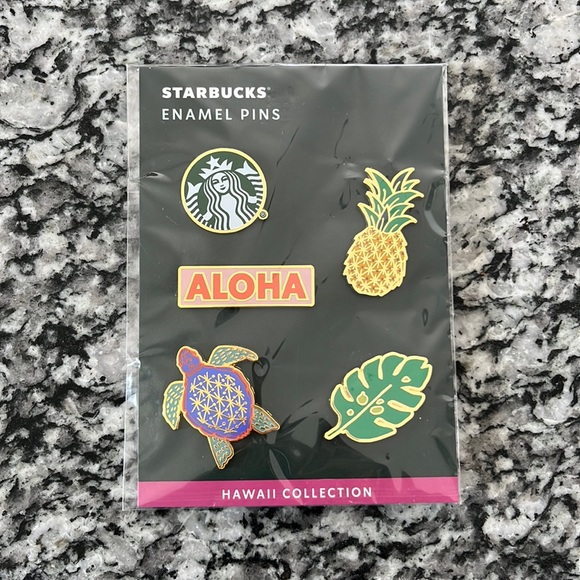Starbucks | Accessories | Nwt Starbucks Hawaii Collection Enamel Pins ...
